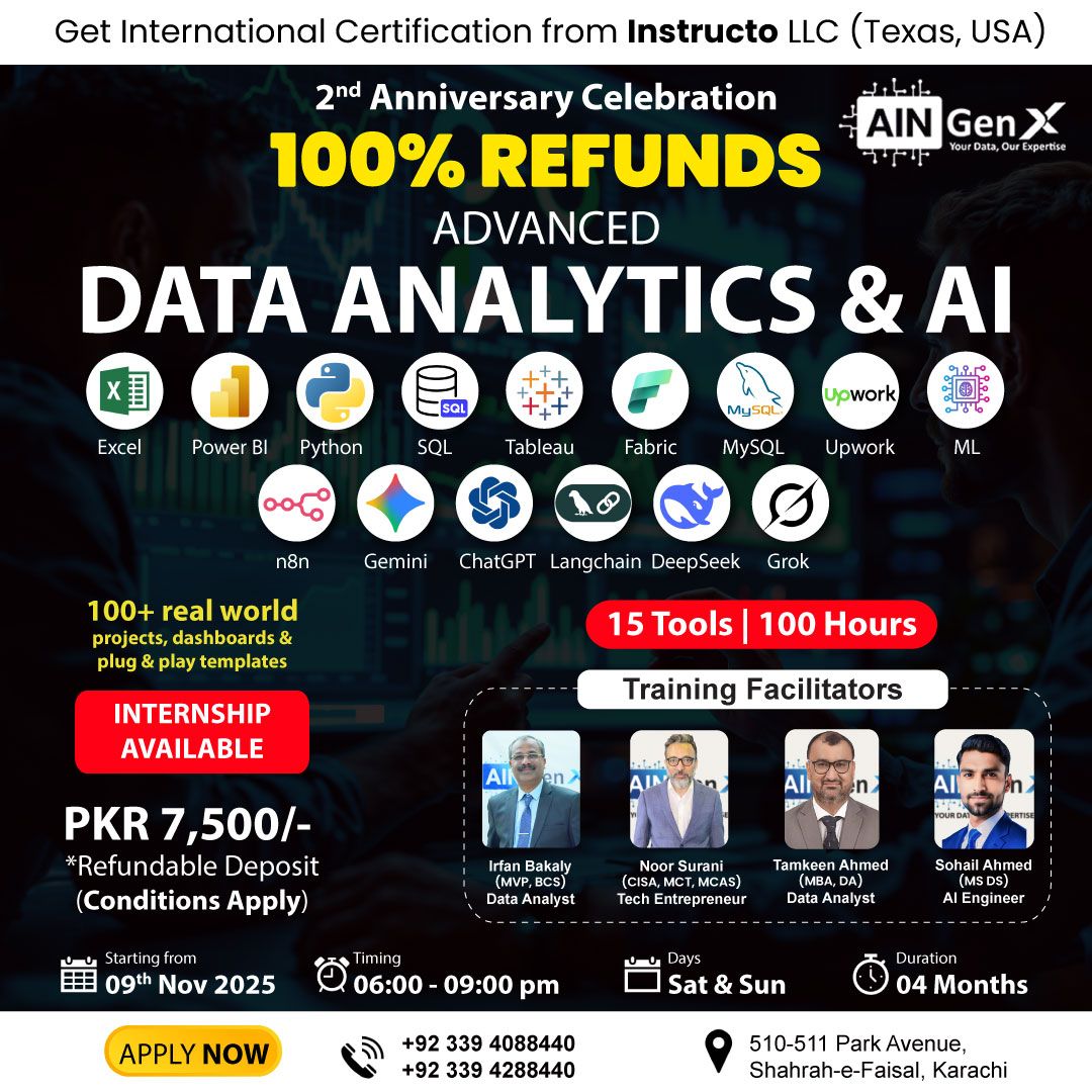 Advanced Data Analytics & AI - AIN GenX
