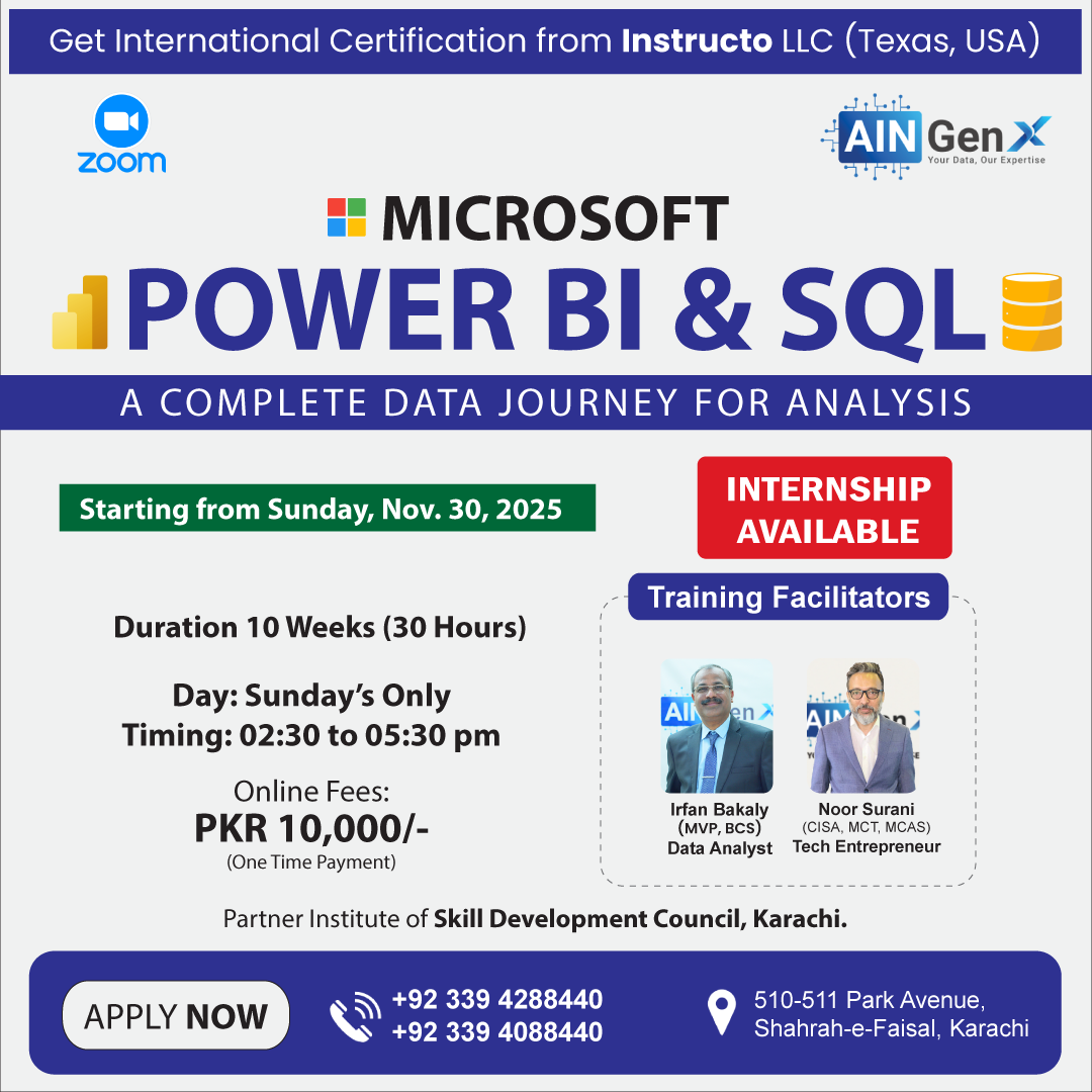 Power BI & SQL - AIN GenX