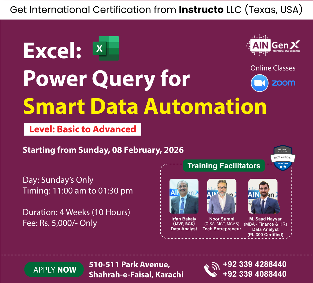Excel Power Query for Smart Data Automation - AIN GenX